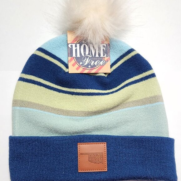 Home Free | Accessories | Home Free Oklahoma Pom Beanie One Size Multi ...